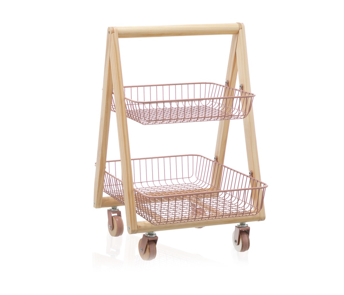 CARRINHO KEJI CANDY ROSÉ – RS Acervo Decor